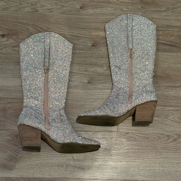 Shoes | Sequin Cowgirl Boots | Poshmark